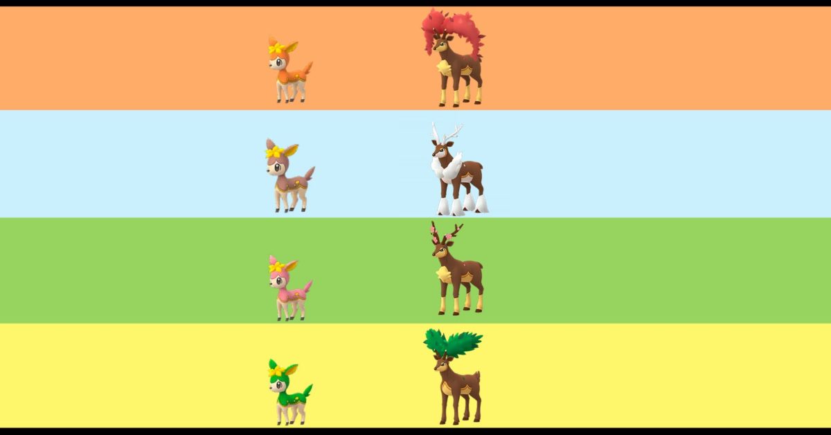 Pokemon Go Deerling Forms - Form example download